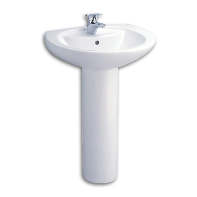 C0107/C411 Alice Wall Hung Basin with Standing Pedestal - COTTO VIỆT NAM